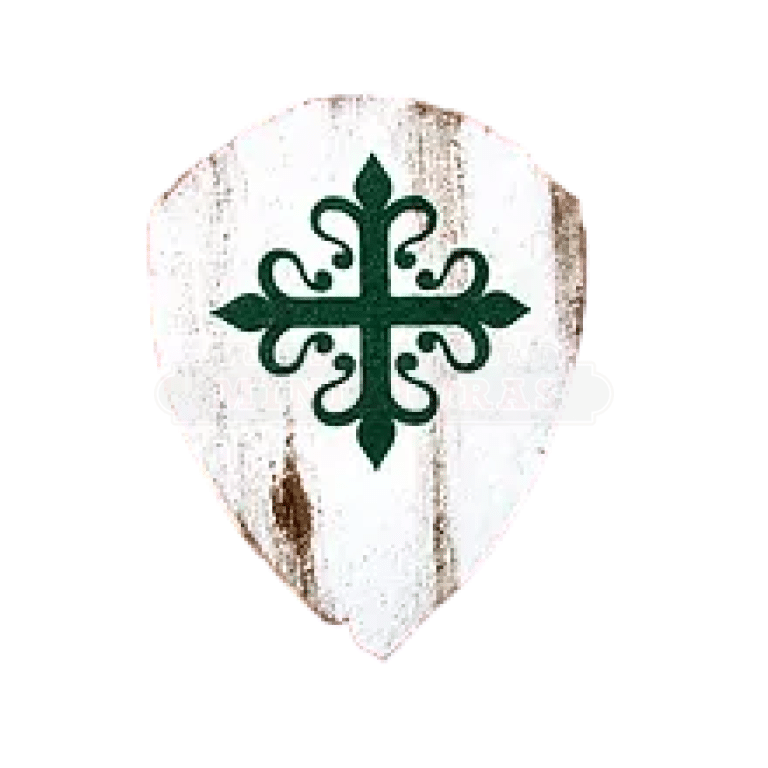 Mini Escudo Artesanal - Ordem de Alcantara MDF 20 x 11 cm - MiniWorld ...