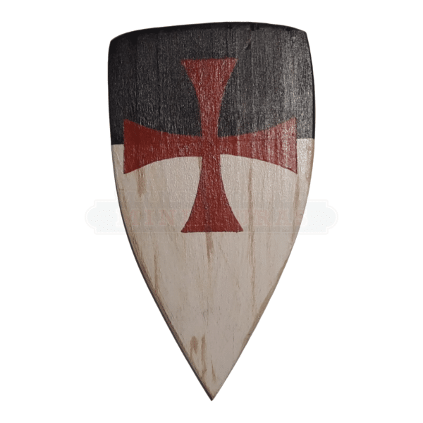 Mini Escudo Artesanal - Medieval Templário - MiniWorld Miniaturas