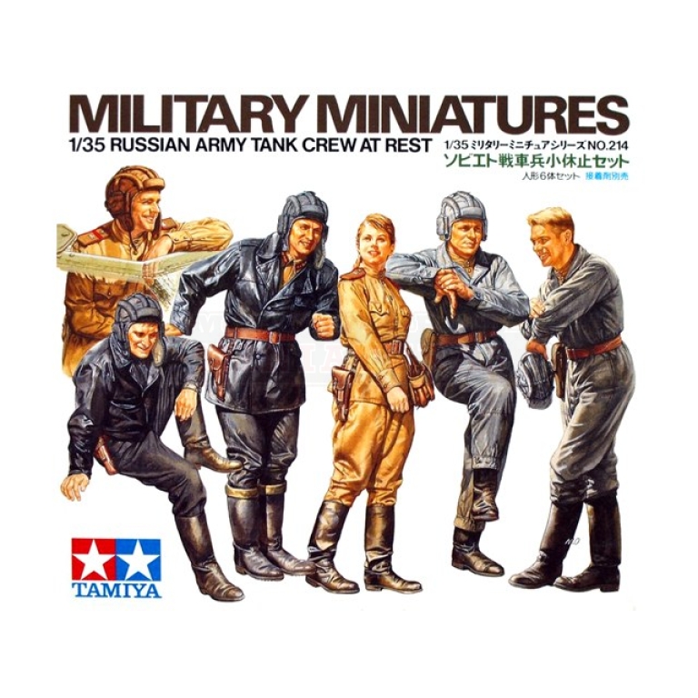 Kit Tamiya Russian Army Tank Crew 1/35 #35214 - MiniWorld Miniaturas